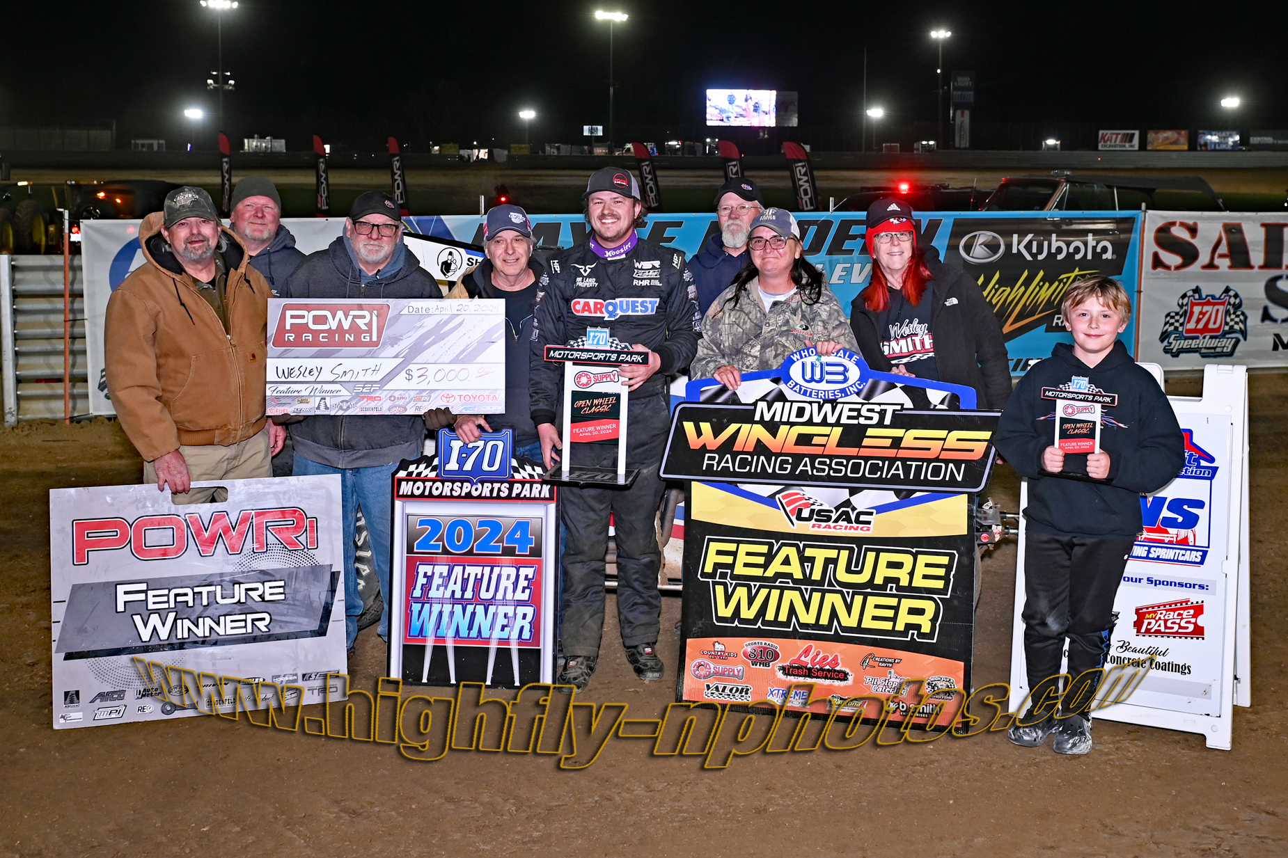 RacinBoys News - Wesley Smith Wins in Epic Fashion at I-70 Speedway ...