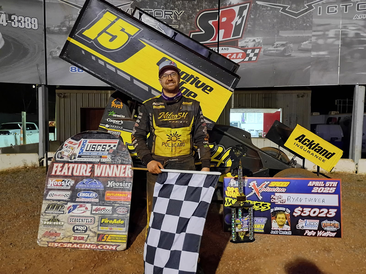 RacinBoys News - Ryan Turner takes USCS win at Cherokee Speedway