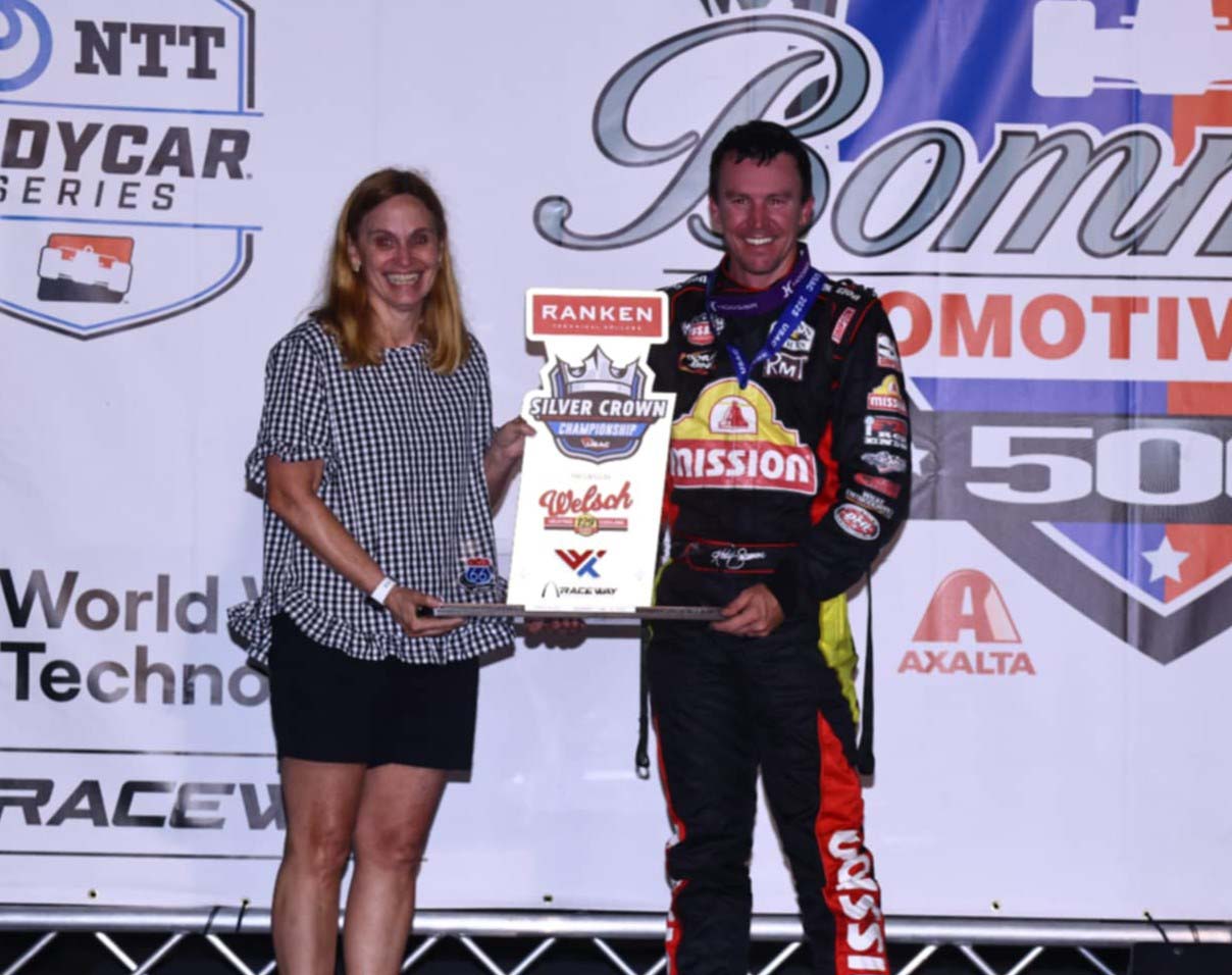 RacinBoys News - Kody Swanson wins USAC Silver Crown race at St. Louis