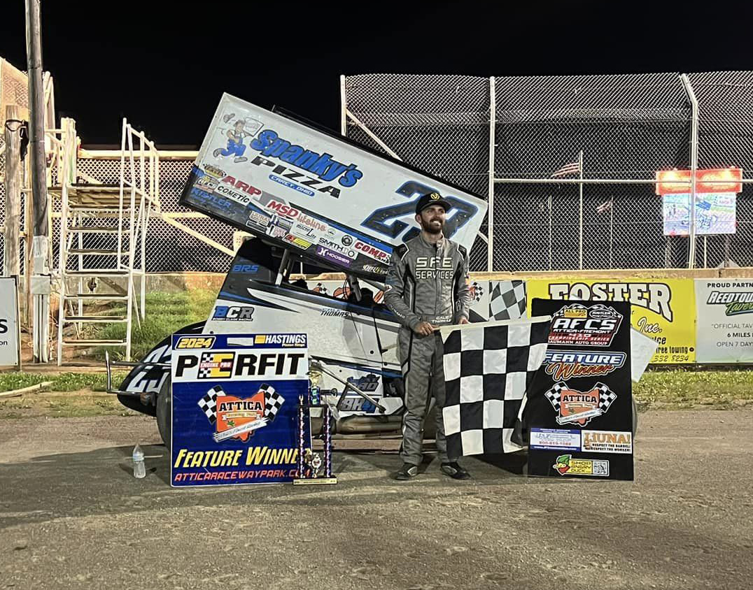 RacinBoys News - Thomas gets 3rd 410 win at Attica