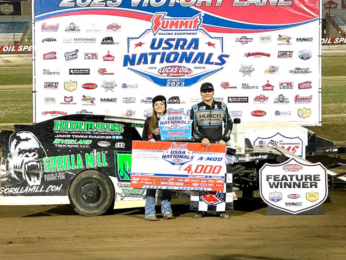 RacinBoys News - Jake Timm scores Modified victory at USRA Nationals