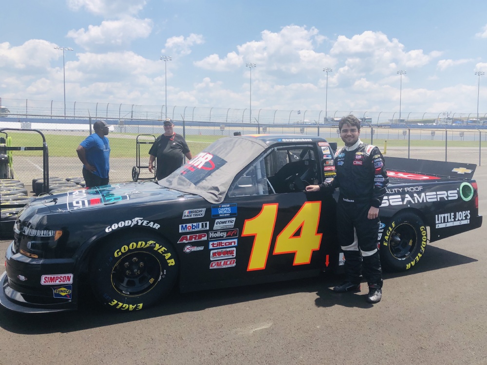 RacinBoys News - Despite obstacles, Trey Hutchens keeps on truckin'